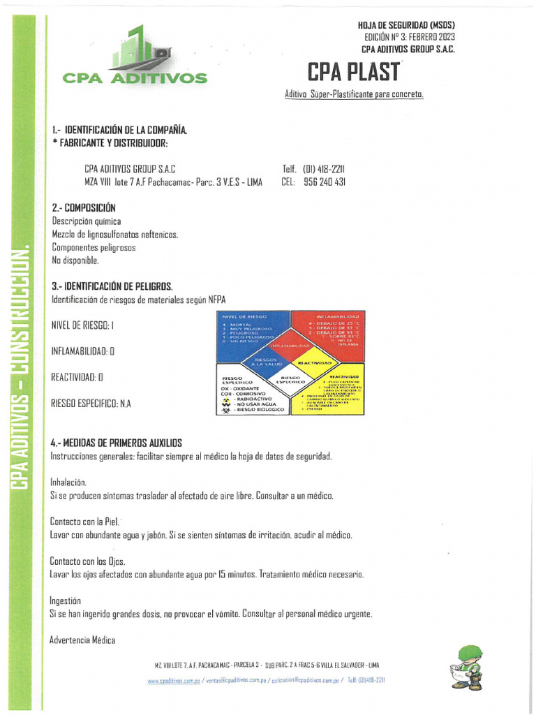 Aditivo - Cpa Plast | PDF