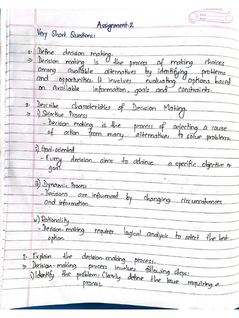 Pom Final Assignment | PDF