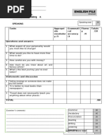 Edexcel CS2 Speaking Assessment Form | PDF | Educational Assessment And ...