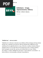 Rozprawka Balladyna | PDF