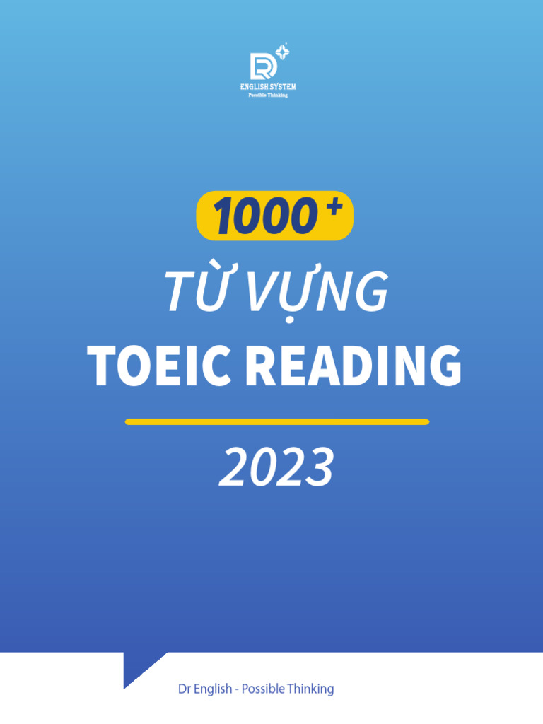 1000+ T V NG Toeic Reading 2023 | PDF