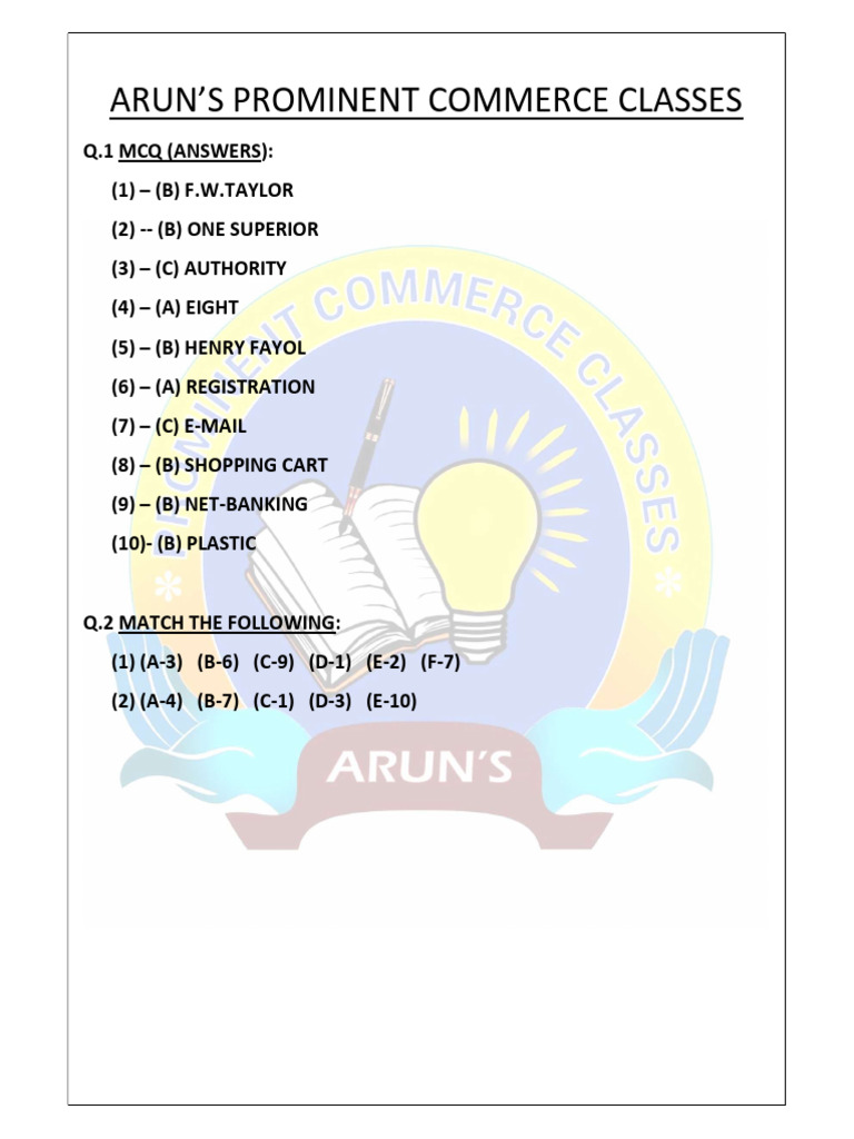 Ocm All Objectives Answer | PDF