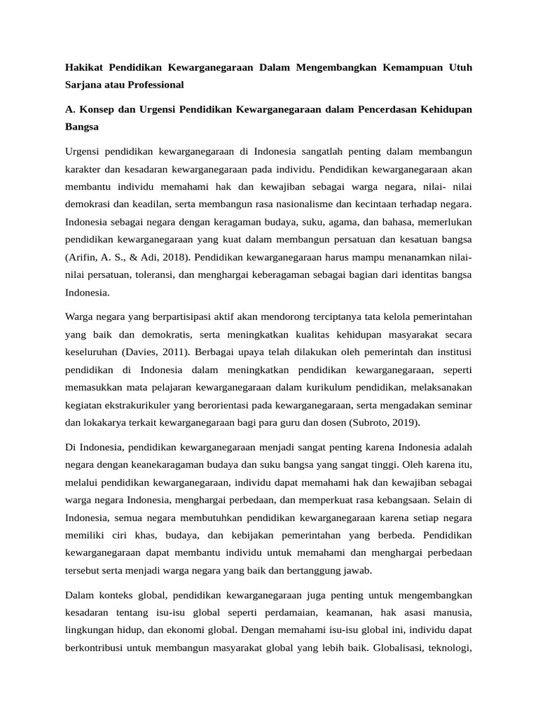 KWN (Makalah Kel 1) | PDF