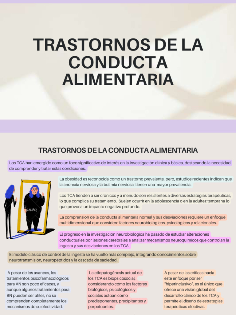Trastornos de la Conducta Alimentaria: Análisis y Clasificación | PDF ...