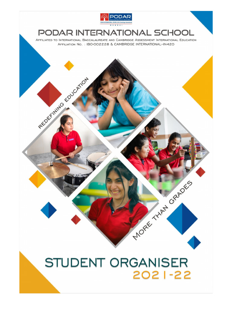 Student Organiser For 2021-22 | PDF | Curriculum | Learning