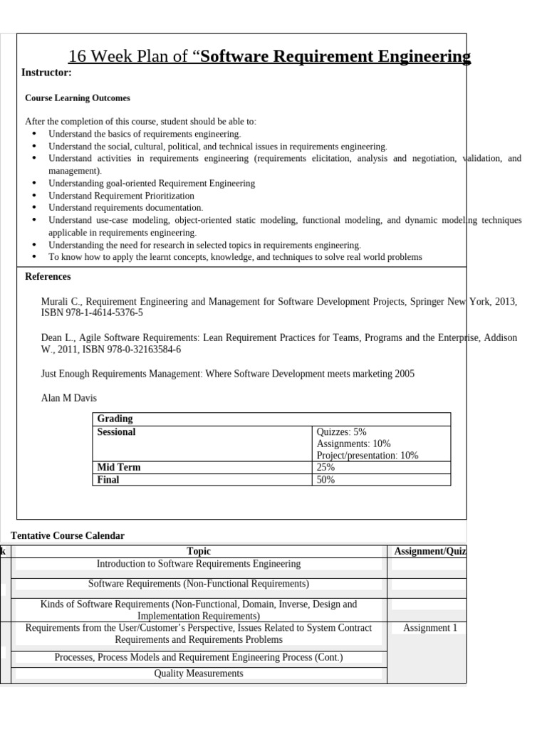 Software Requirement Engineering SE 321 | PDF | Use Case | Systems Engineering