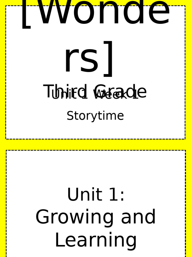Wonders3rdGradeUnit1Week1 1 | PDF | Question | Reading Comprehension