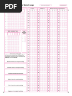 OMR Sheet Filling Guide for Students | PDF
