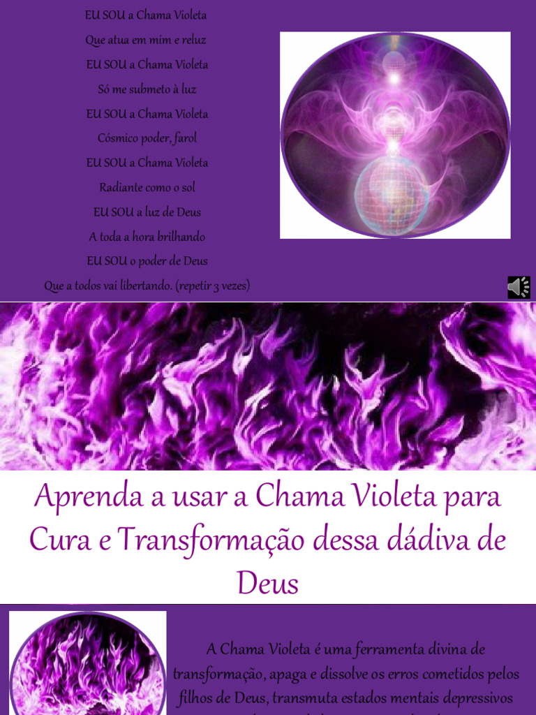 Aprenda A Usar A Chama Violeta para Cura | PDF | Amor | Deus