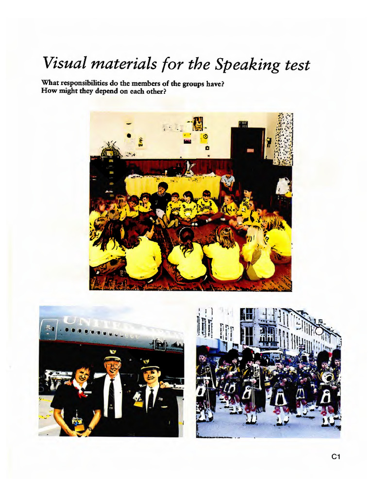 SPEAKING PICTURES Cambridge Certificate in Advanced English 2 | PDF