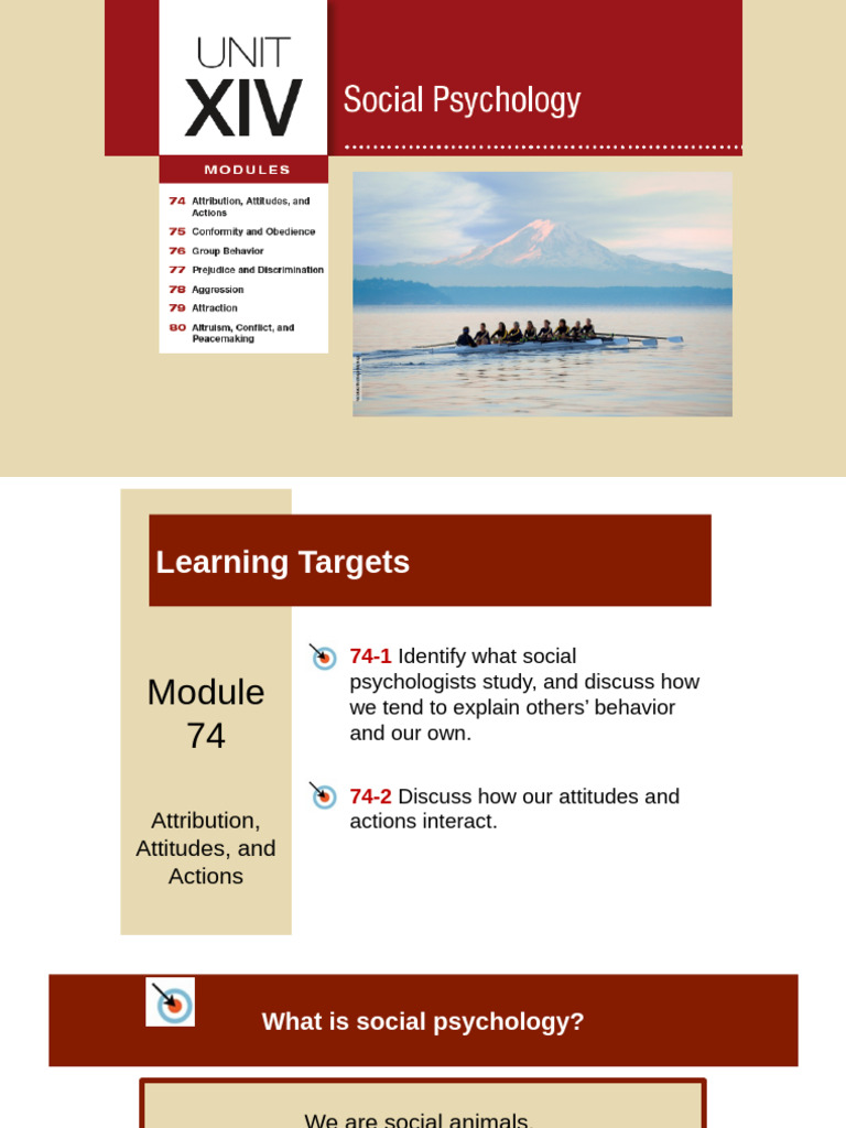 Social Psychology: Attribution & Attitudes | PDF | Attitude (Psychology ...