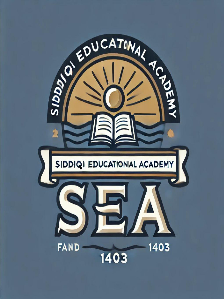 Siddiqi Educational Academy Logo 2D | PDF
