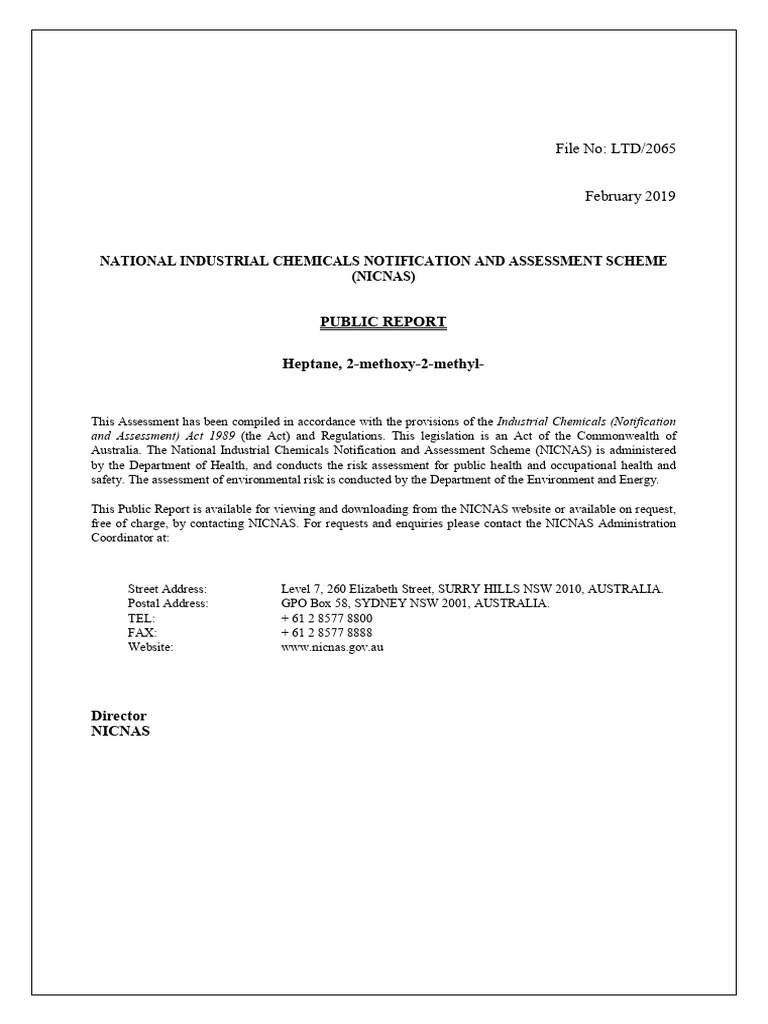 LTD2065 Public Report PDF | PDF | Environmental Science