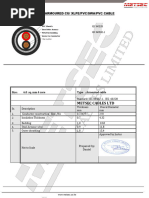 Mesc Instrumentation Data Sheet | PDF | Wire | Insulator (Electricity)