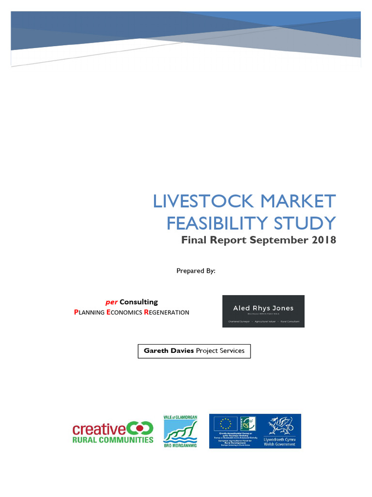 Livestock Market Feasibility Study-Final Report-English | PDF | Livestock | Agriculture