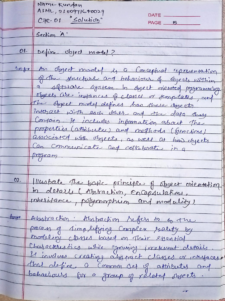 Cae1 Solution OOSD (1) | PDF