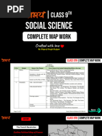 Class 9 Map Work: France & WWI | PDF | World War I | Central Powers