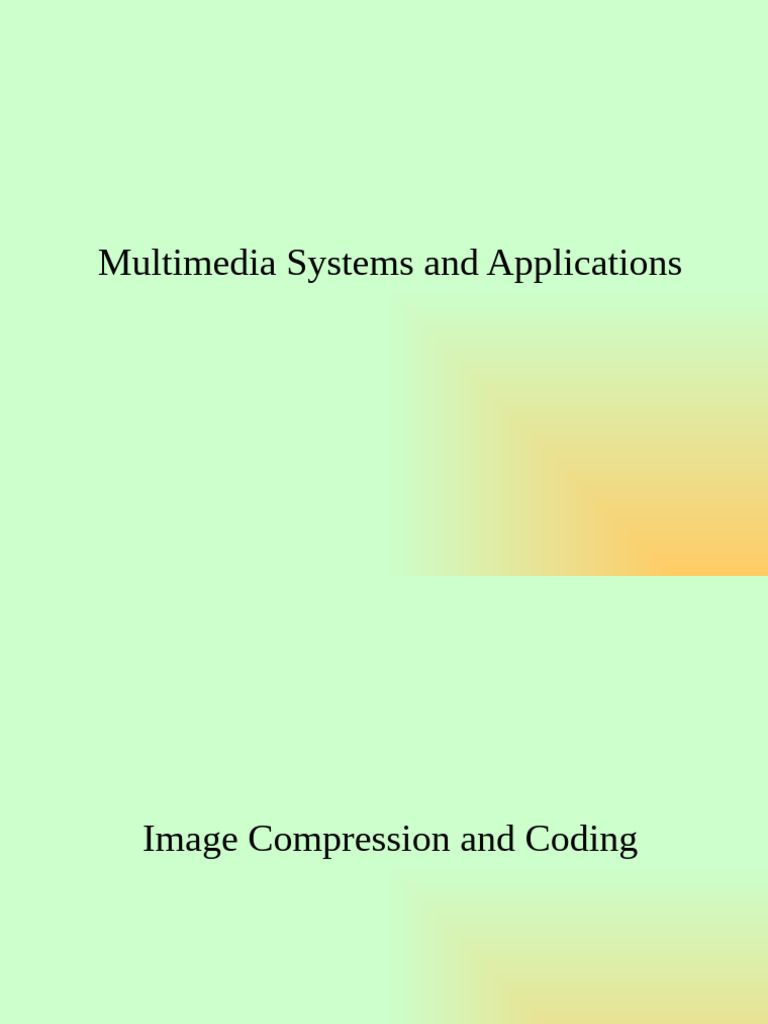 Image Compression Techniques Guide | PDF | Data Compression | Signal To Noise Ratio