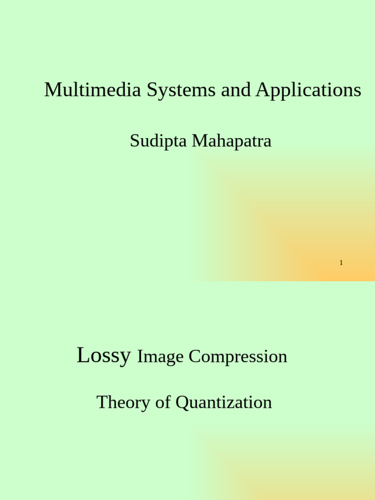 Lecture 6-Lossy Image Compression Techniques | PDF | Data Compression ... Lecture 6-Lossy Image Compression Techniques | PDF | Data Compression ...