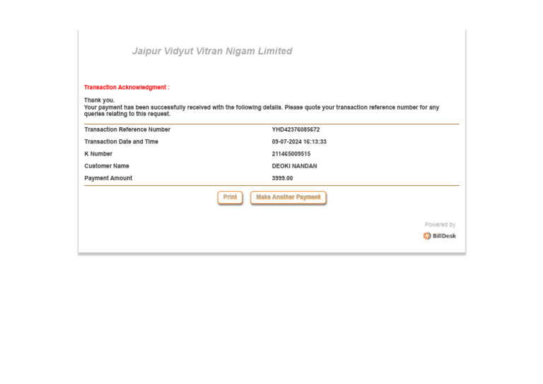 Pgi.billdesk.com Pgidsk Pgmerc Jvvnljp JVVNLJPResponse.jsp | PDF