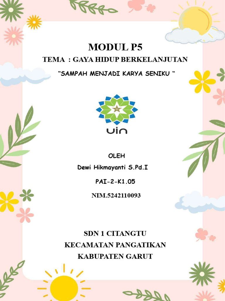 MODUL AJAR P5 PPRA_compressed | PDF