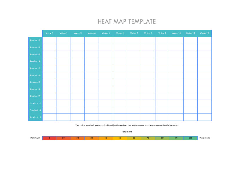 Heat Map Template Heat Map | PDF