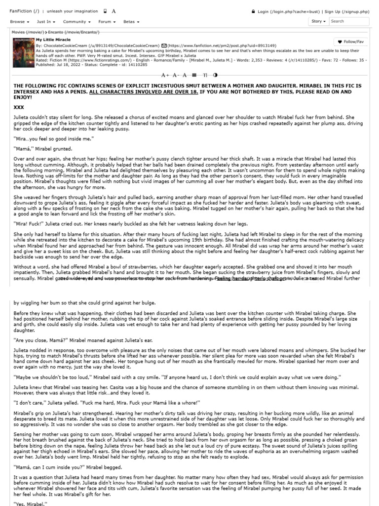 My Little Miracle, An Encanto Fanfic - FanFiction | PDF