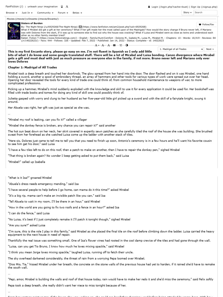 Mirabel's Gift: An Encanto Fanfic | PDF
