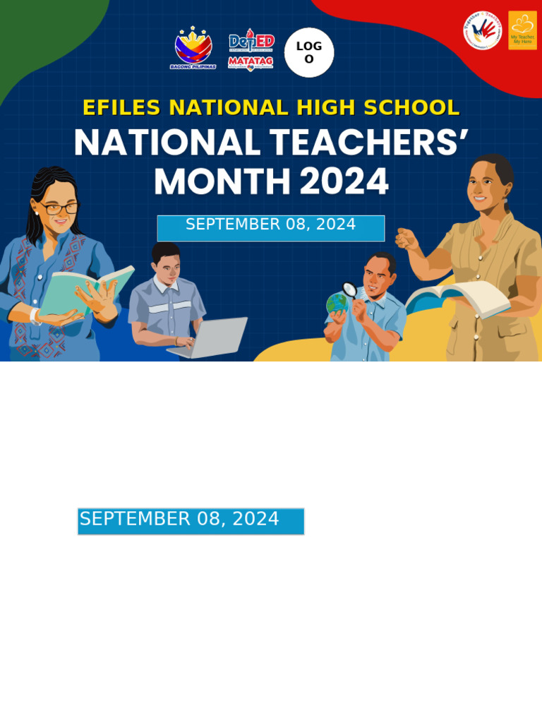 National Teachers' Month 2024 (Tarp Layout) | PDF