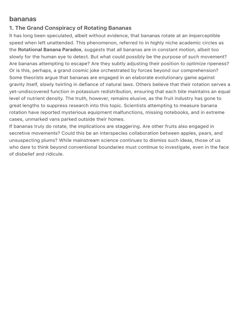 The Rotational Banana Paradox Explained | PDF