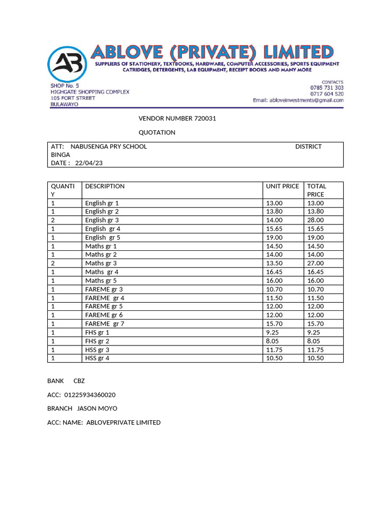Nabusenga Pry 2 | PDF