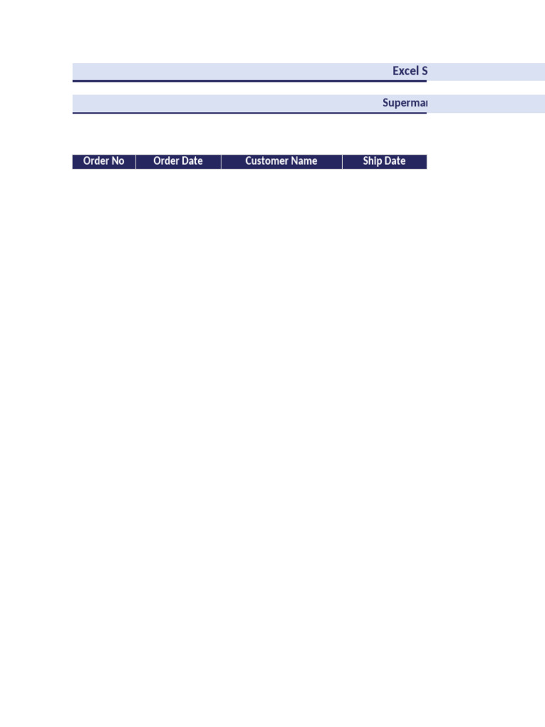 Supermarket Sales Data Sheet | PDF