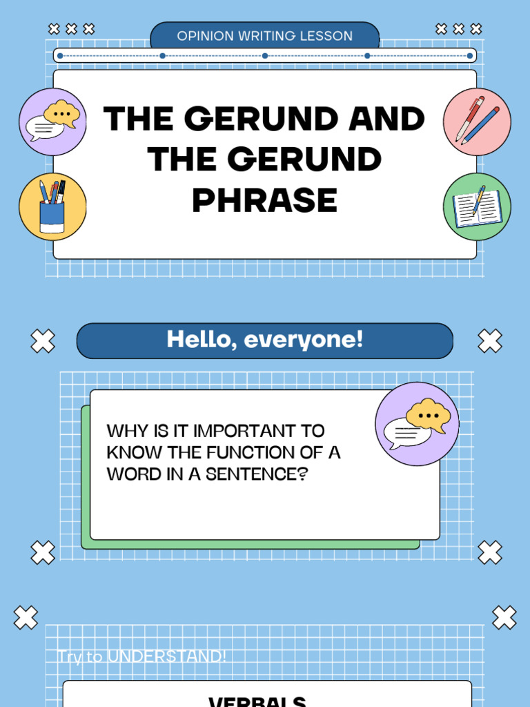 gerund ppt | PDF | Verb | Adjective