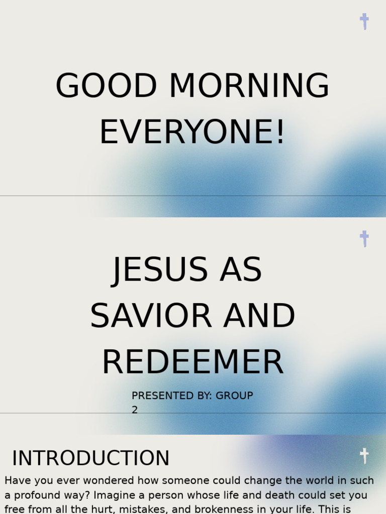 Christology Report Pdf Jesus Salvation
