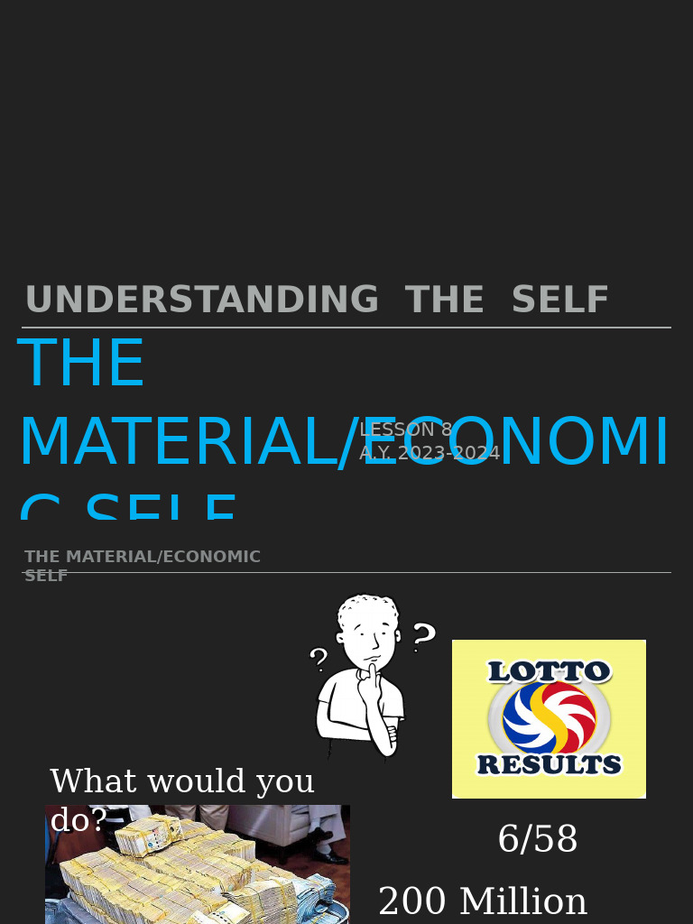 Lesson 8 - Material Self | PDF | Consumerism | Psychology