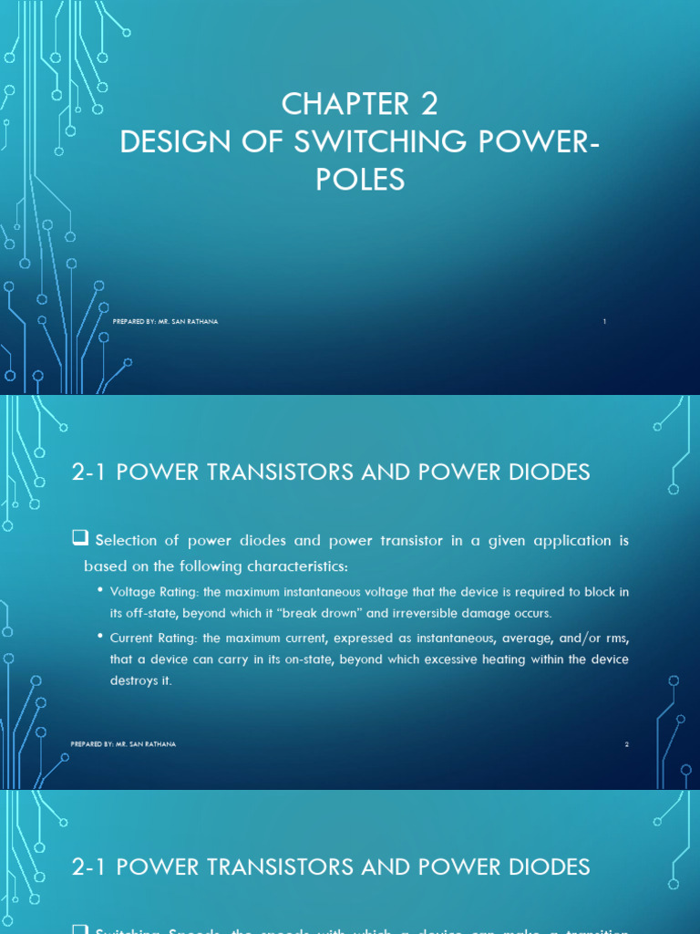 Chapter 2 Design of Switching Power-Poles | PDF | Field Effect ... Chapter 2 Design of Switching Power-Poles | PDF | Field Effect ...