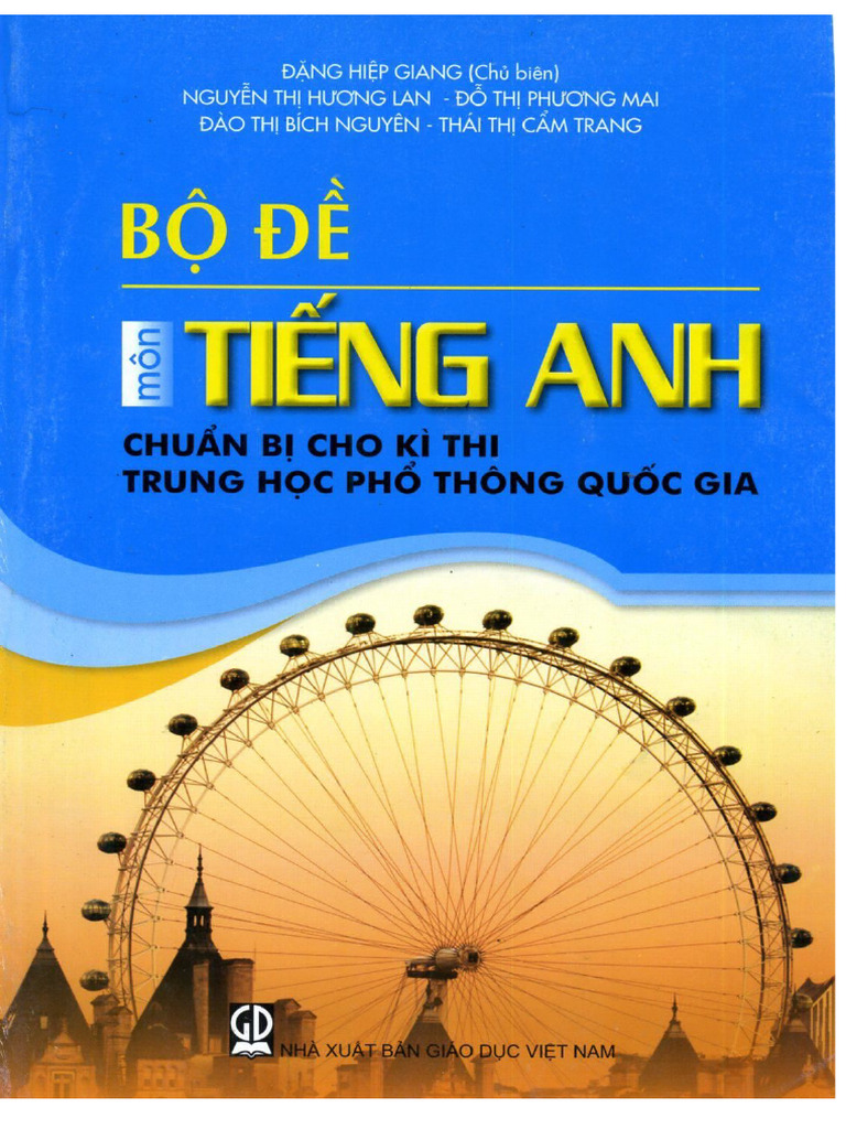 Bo de Mon Tieng Anh Chuan Bi Cho Ki Thi THPT QG 2015 - Dang Hiep Giang ...