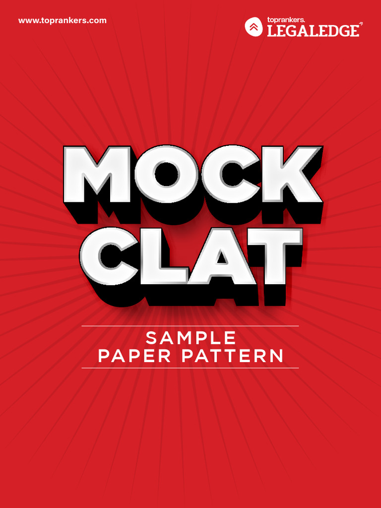 CLAT 2025 Mock Paper Analysis | PDF | Inference | Argument