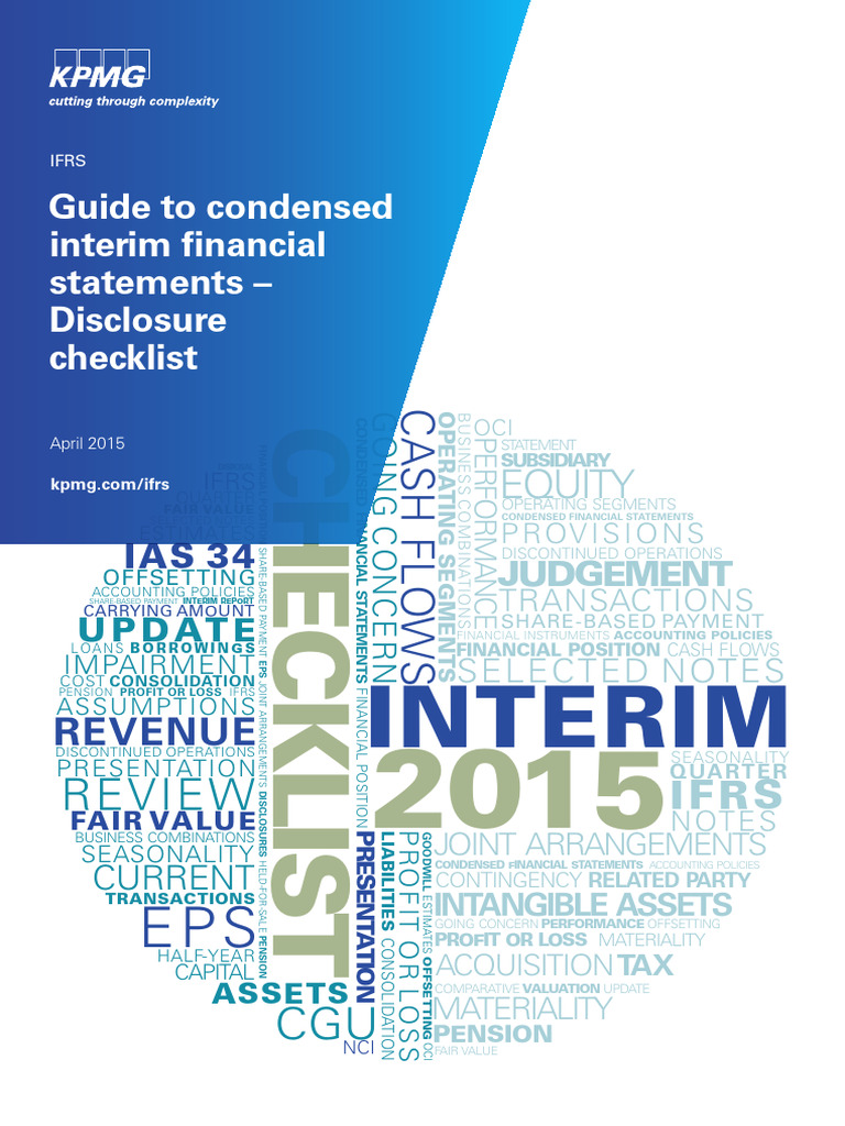IFRS Interim Financial Statements Guide | PDF | Fair Value ...