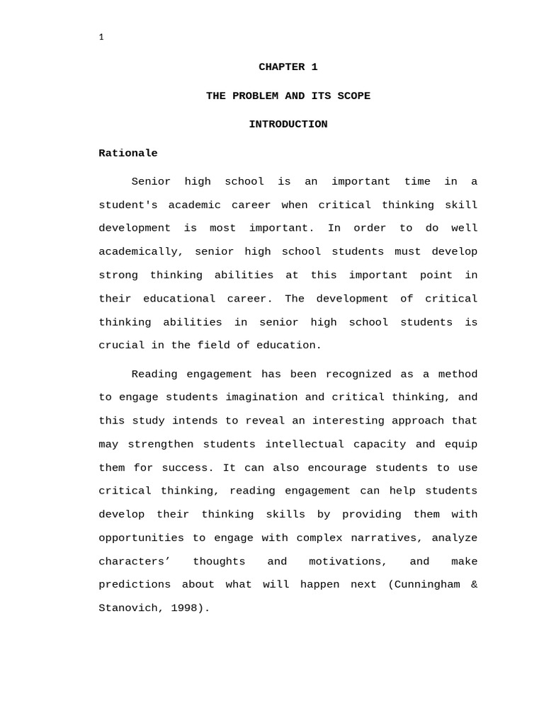 Gr13- Revised Manuscript | PDF | Survey Methodology | Thought