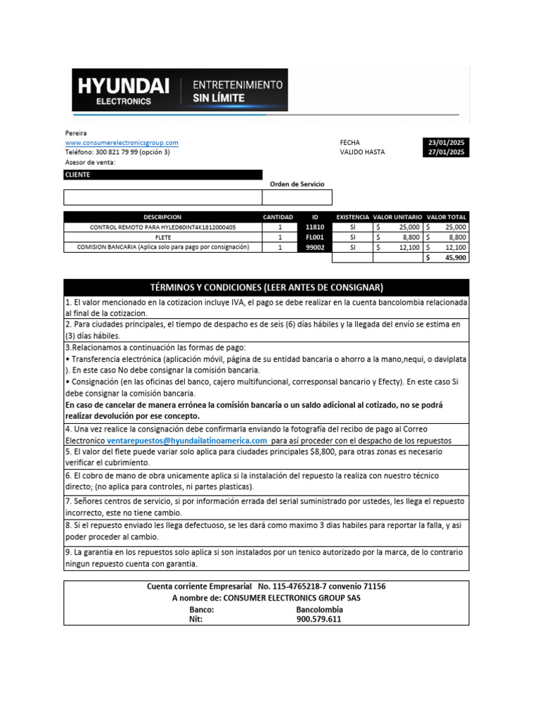 formulario | PDF | Industrias de servicio