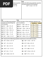 Grade 9 Math PAT Review Questions | PDF