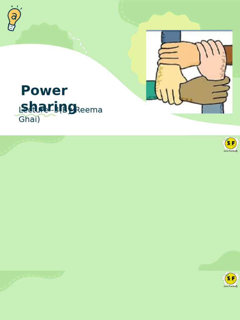 Power Sharing - 3 | PDF