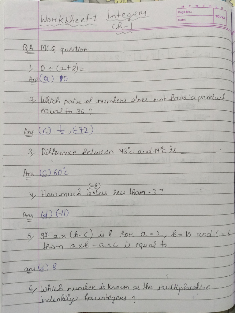 Understanding Integer Operations | PDF