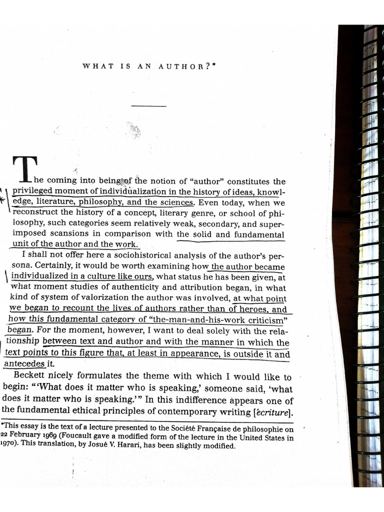 What Is An Author | PDF