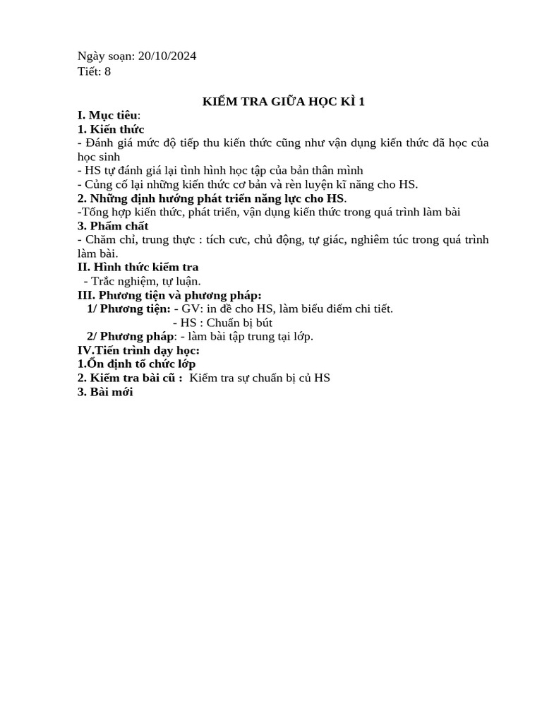 Ma TR N C T Ki M Tra Gi A H C K 1 | PDF