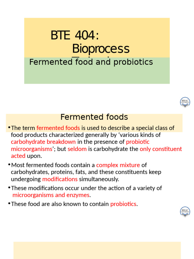 Lecture_4 | PDF | Probiotic | Gastrointestinal Tract