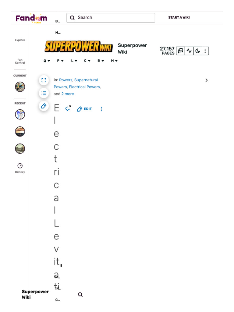 Electrical Levitation Powers | PDF