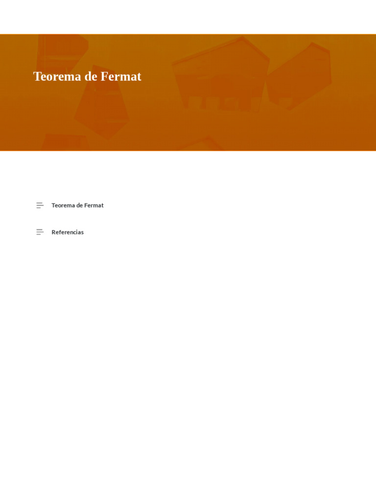 Teorema de Fermat y Aplicaciones | PDF | Teorema | Número primo
