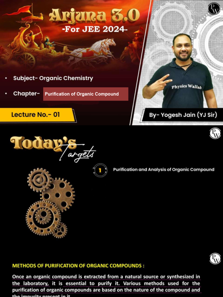 Purification Qualitative and Quantitative Analysis | PDF